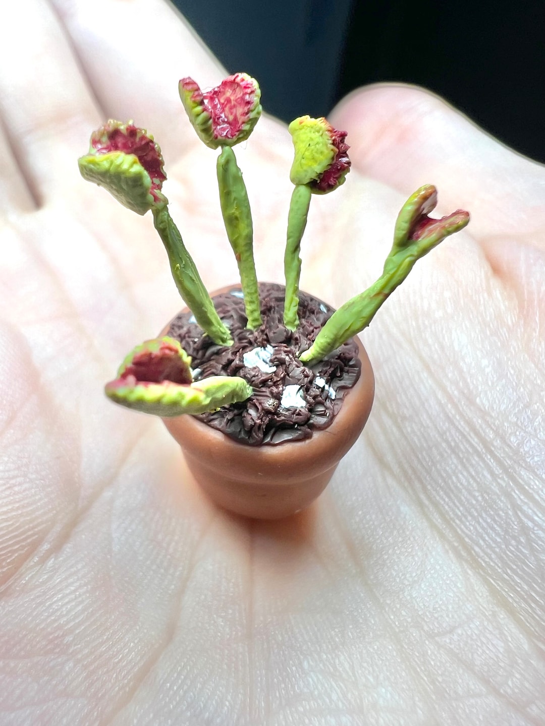 Miniature Venus Flytrap Ornament - Etsy