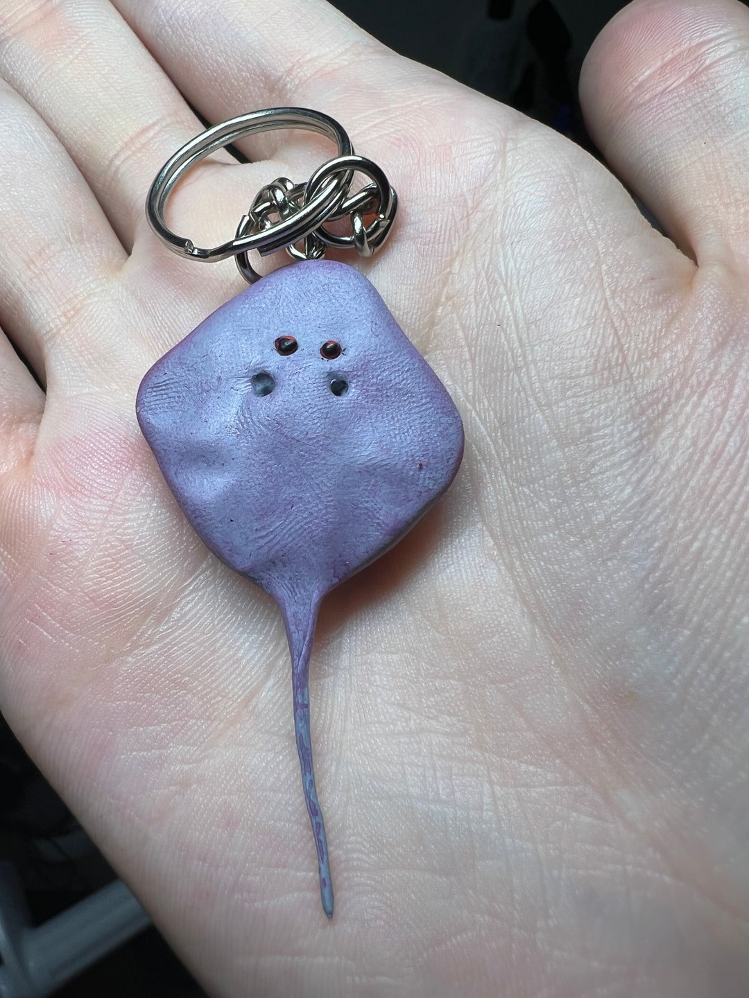Stingray Fish Keyring - Etsy Ireland