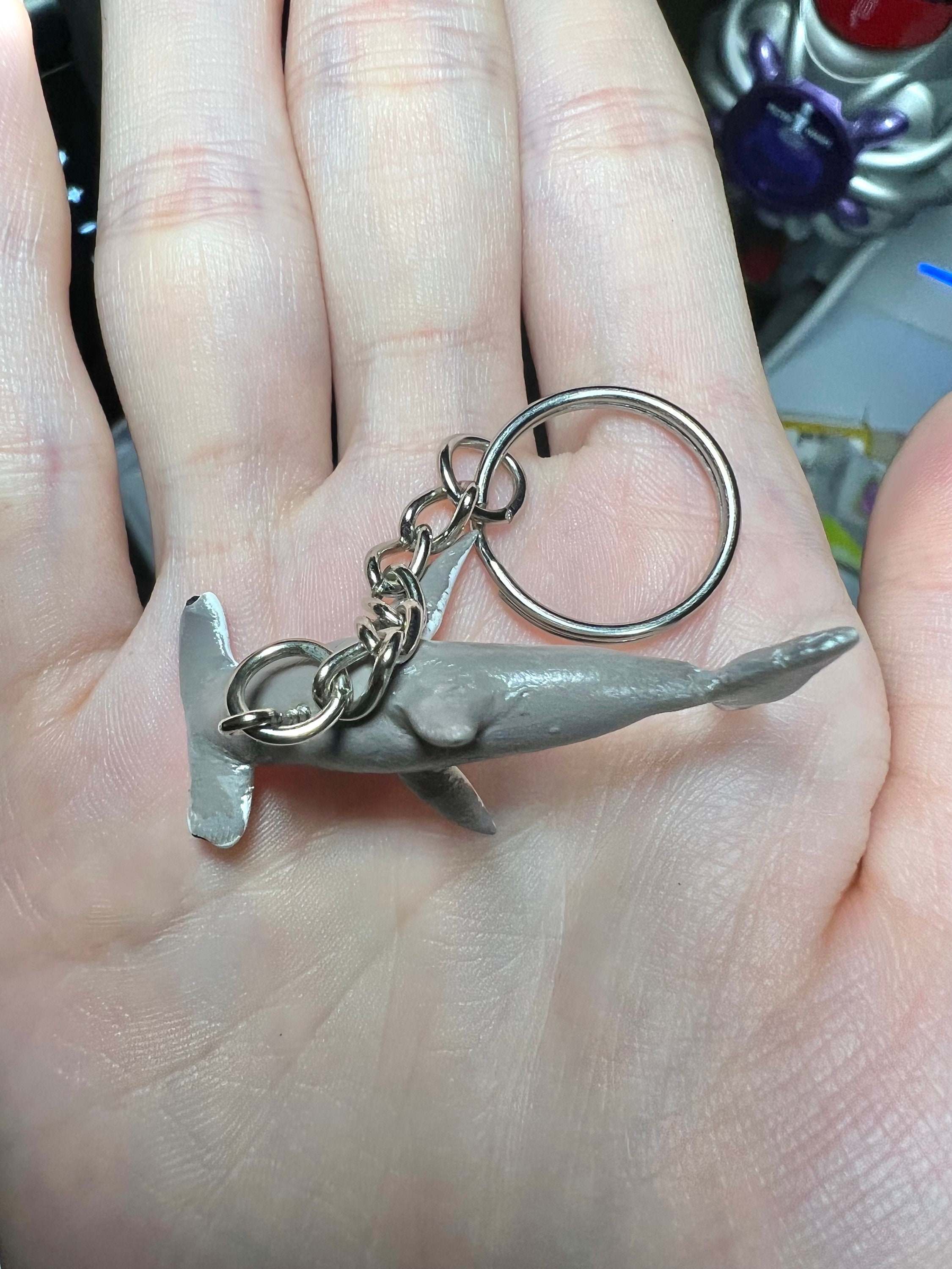 Hammerhead Shark Fish Keyring - Etsy