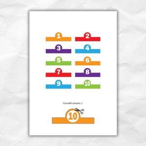 Printable Number Finger Puppets | Finger Counting | Number Flash Cards ...