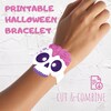 Printable Halloween Bracelet Halloween Wristbands Wristlet Wriststrap ...
