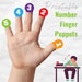 Printable Number Finger Puppets | Finger Counting | Number Flash Cards ...