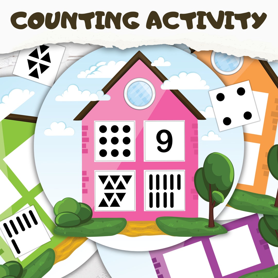 Counting Activity | Numbers Worksheet Book | Numbers 1 to 10 Printable ...