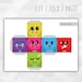 Emotions Cube Game | Emotional Faces Dice | Social Emotional Learning ...