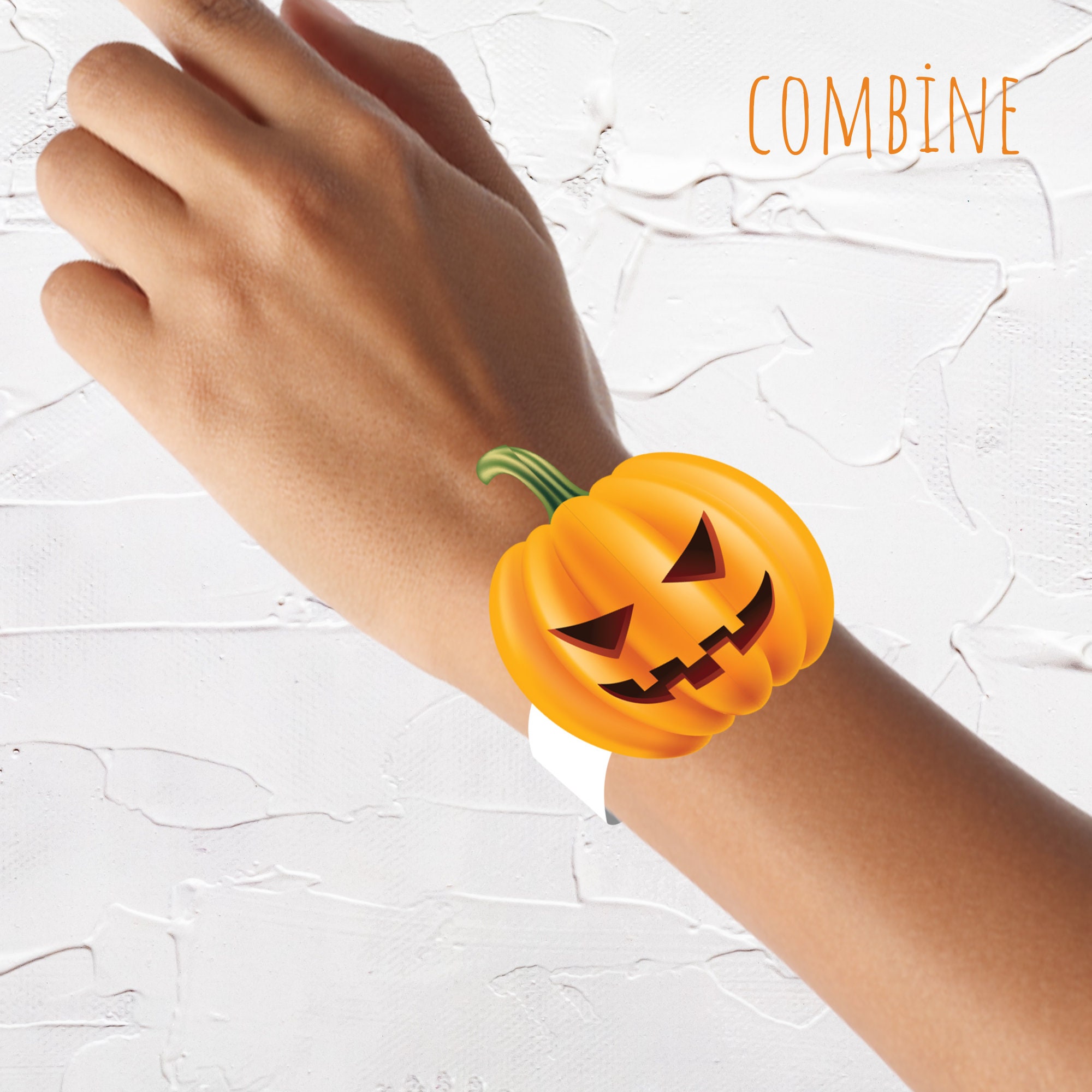 Printable Halloween Bracelet | Halloween Wristbands Wristlet Wriststrap ...