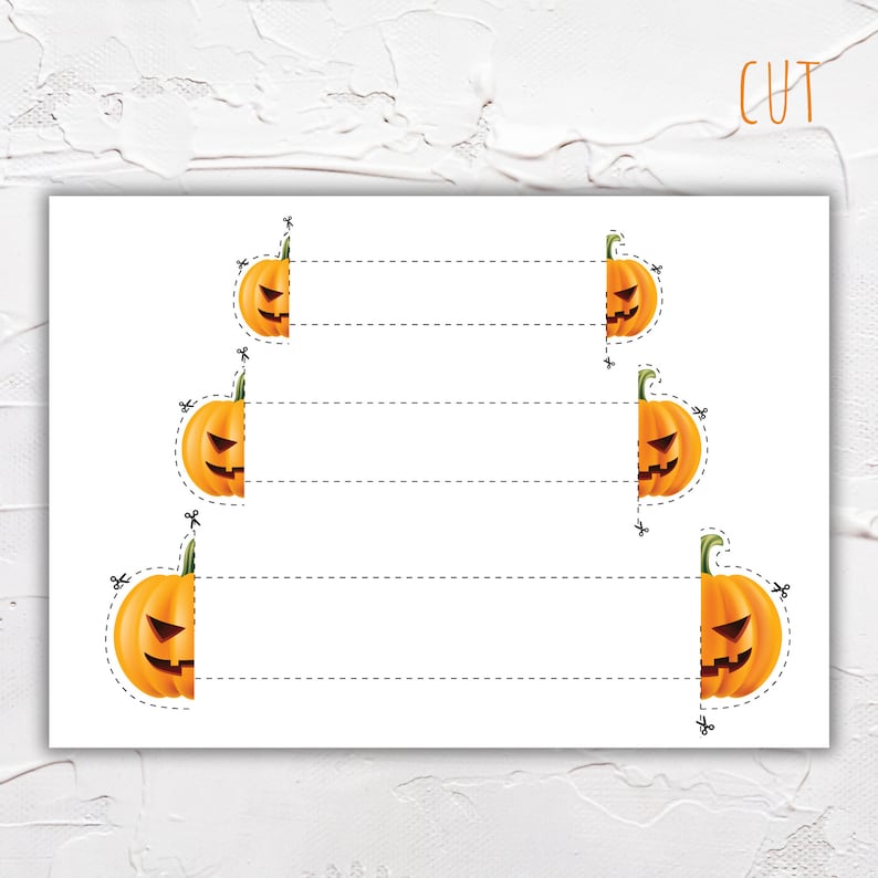 Printable Halloween Bracelet | Halloween Wristbands Wristlet Wriststrap ...
