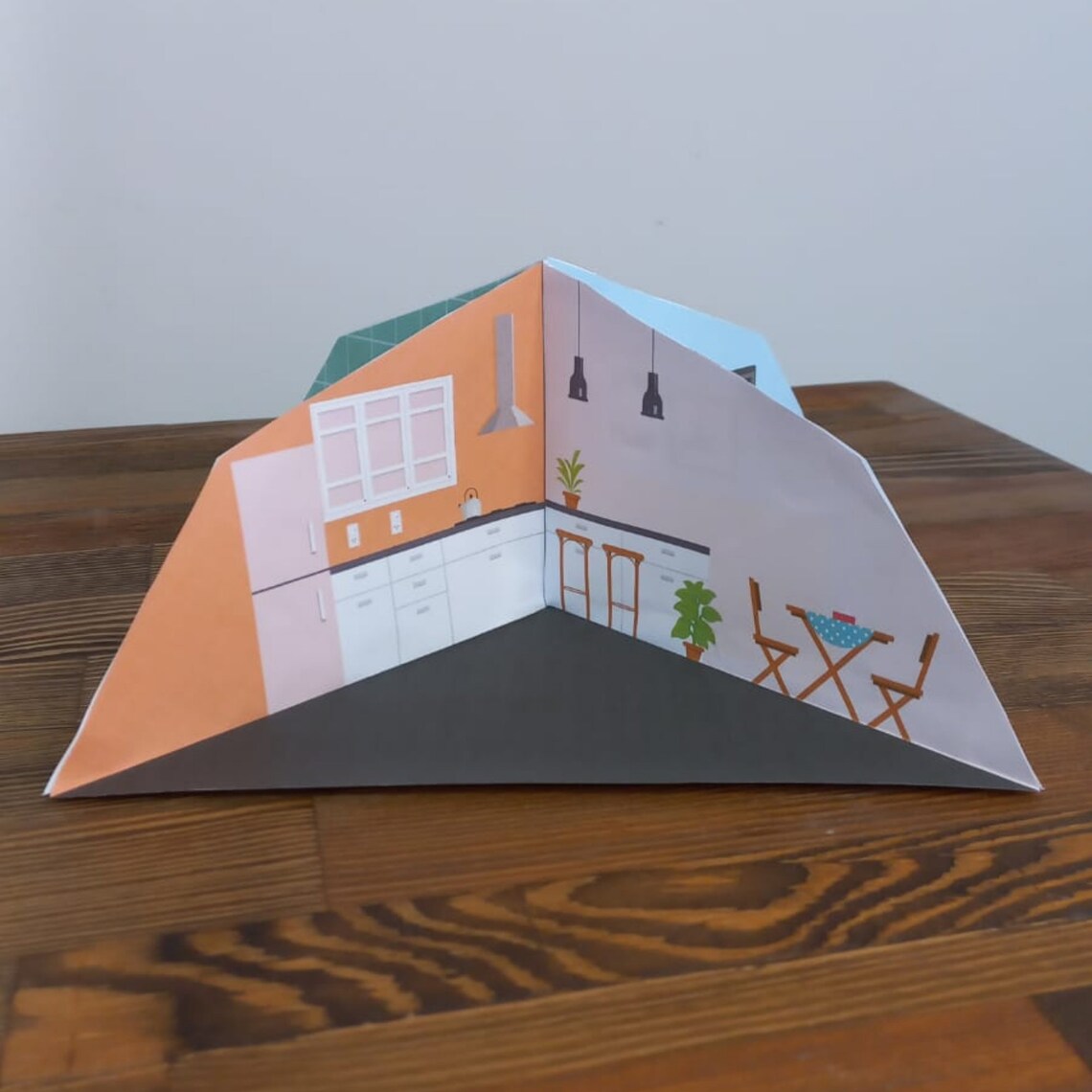 Printable Model Playhouse | Dollhouse | Paper House Activity ...