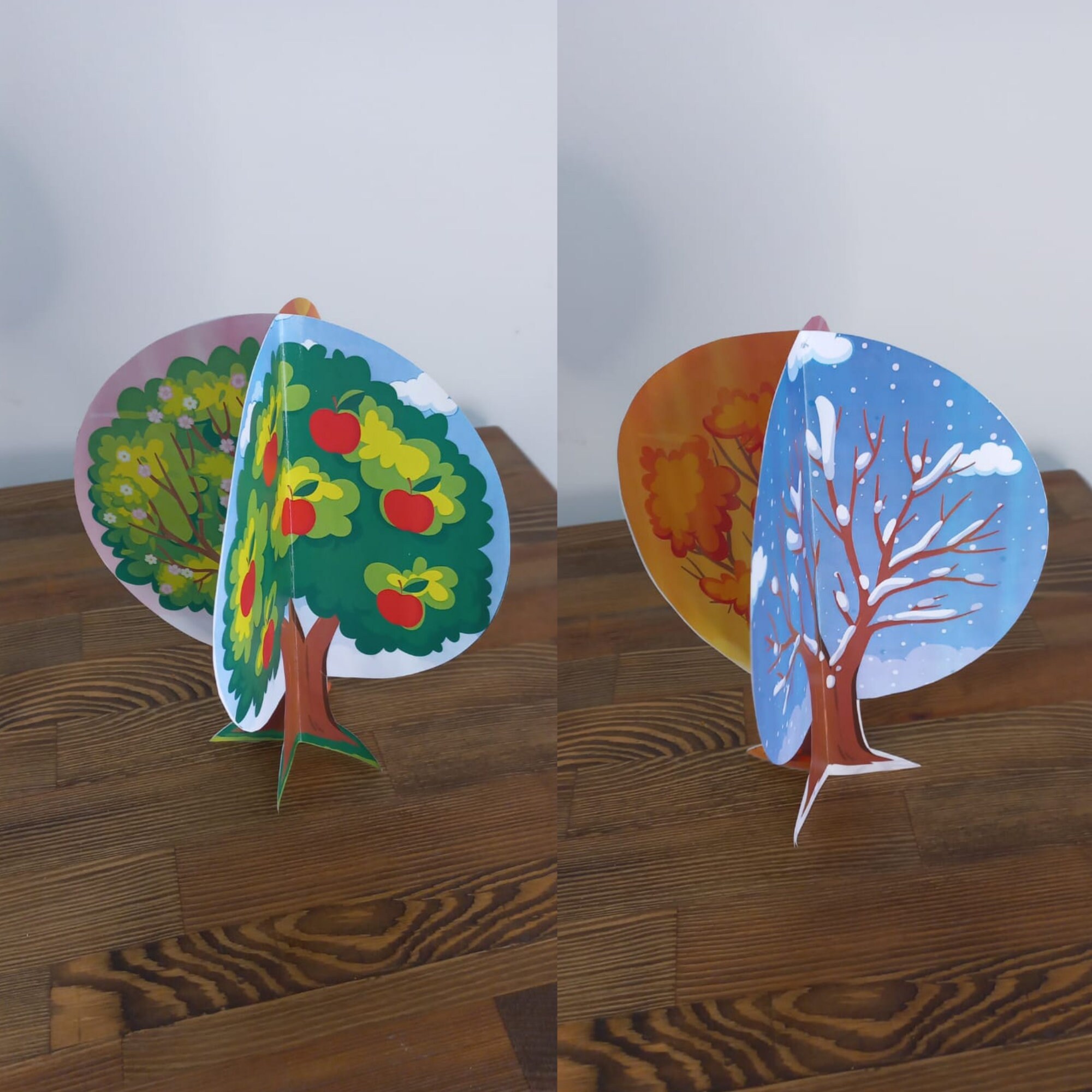 Seasons Coloring Tree | Printable Seasons Activity | the Four Seasons ...