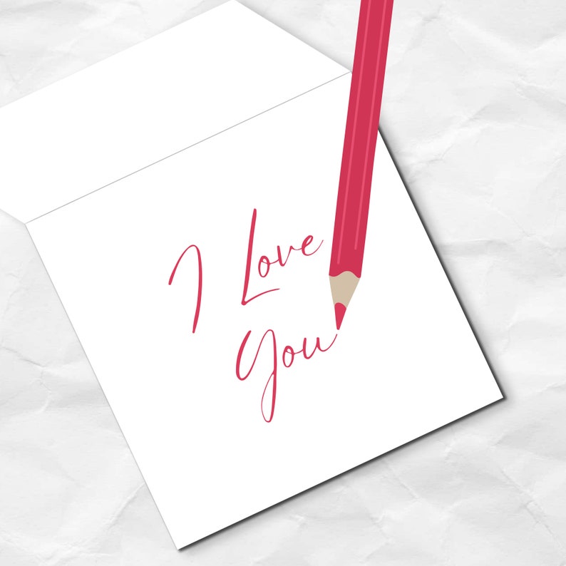 Heart Note Card | Love Gift Card | Mothers Day | Father's Day ...