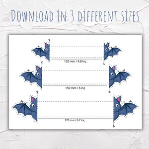 Printable Halloween Bracelet Halloween Wristbands Wristlet Wriststrap ...