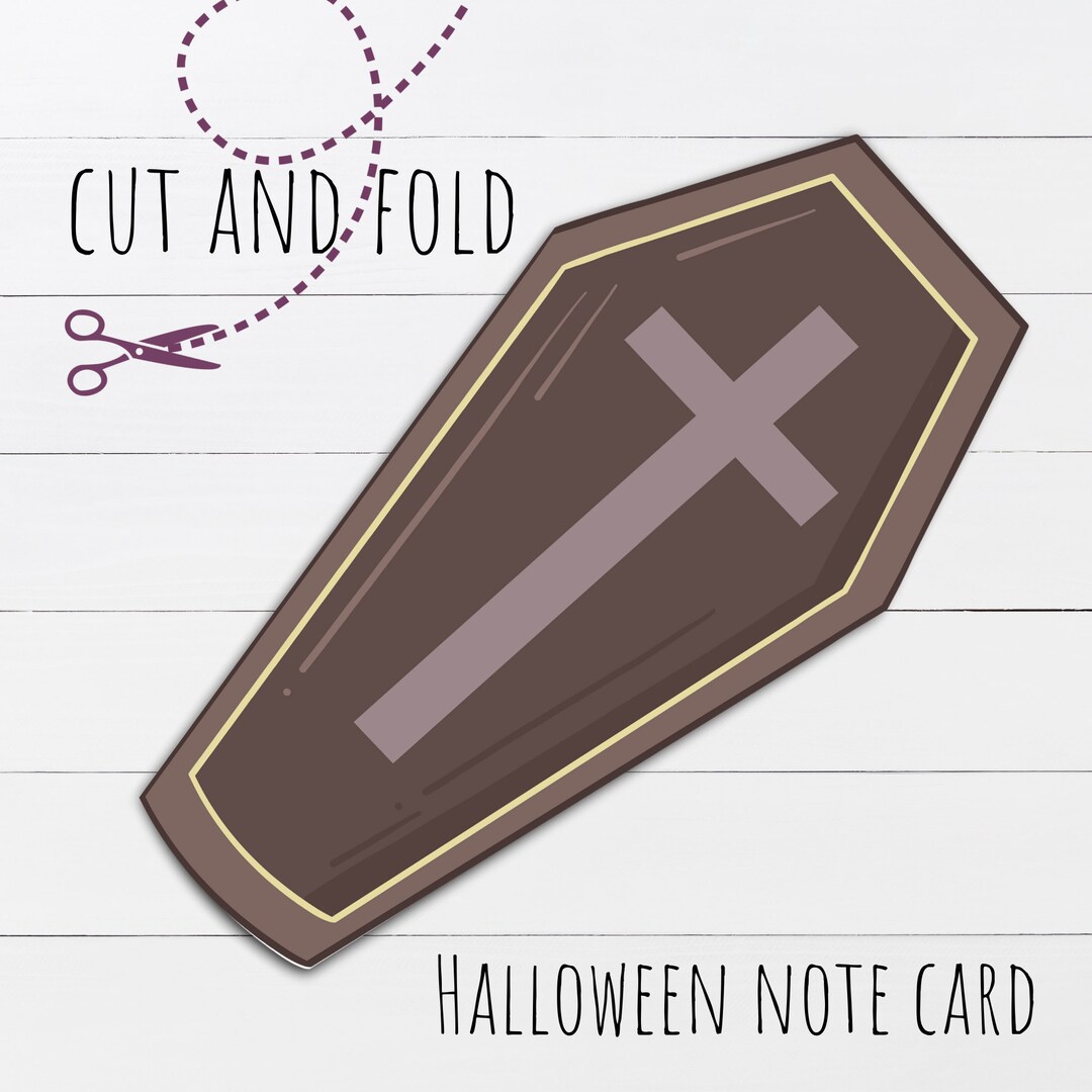 Halloween Note Card | Halloween Party Gift Card | Happy Halloween ...