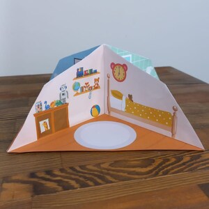 Printable Model Playhouse | Dollhouse | Paper House Activity ...