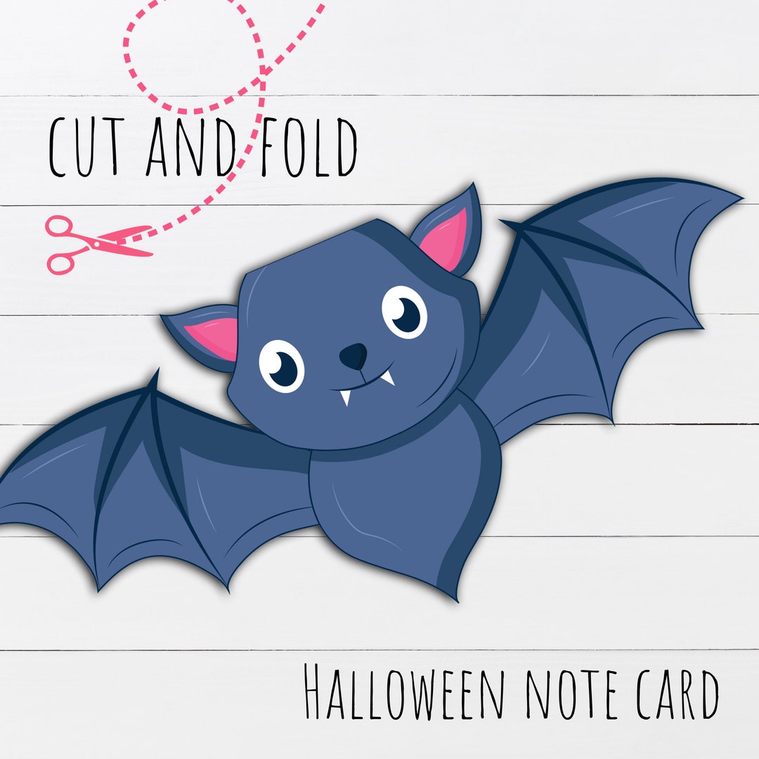 Halloween Note Card | Halloween Party Gift Card | Happy Halloween ...