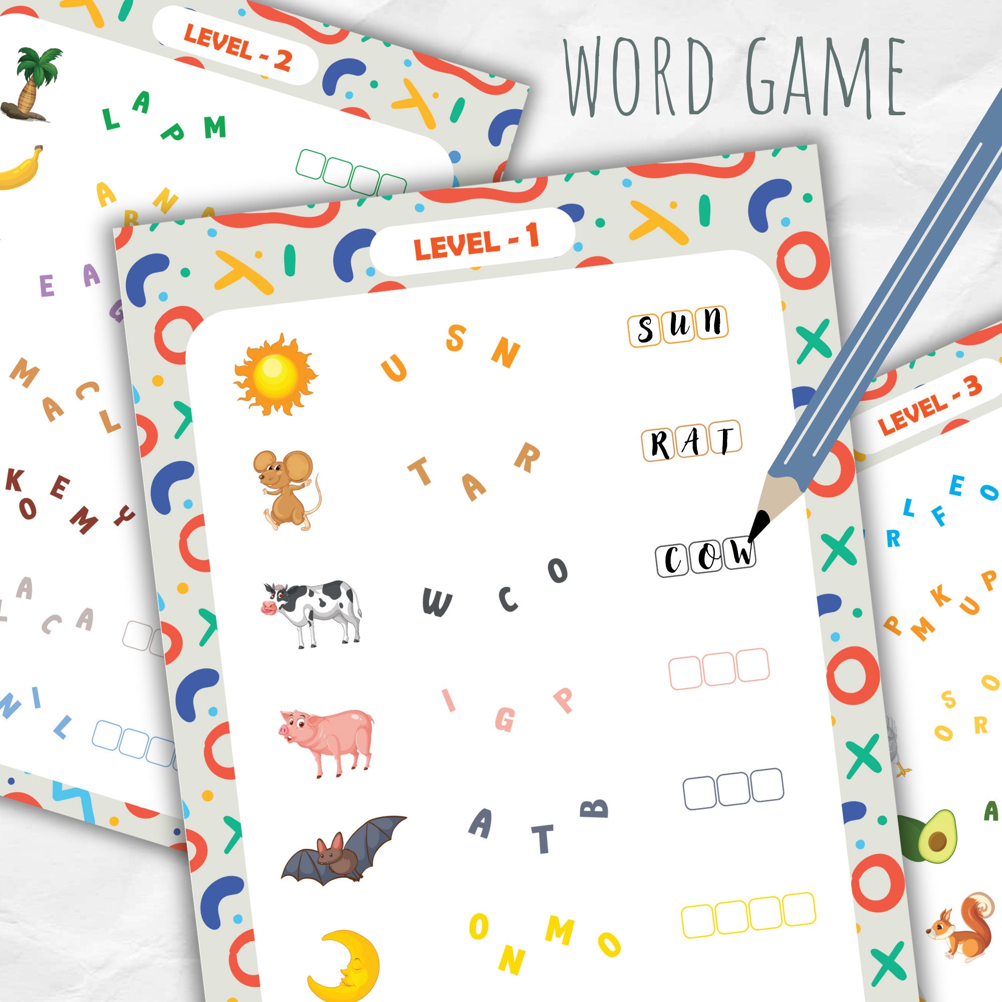 Printable Word Search Game | Word Party | Word Puzzles for Kids ...