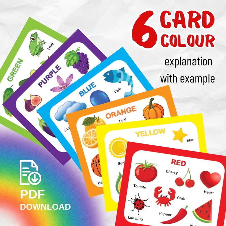 Colour Flashcards Printable | Kids Activity | Preschool Printables ...