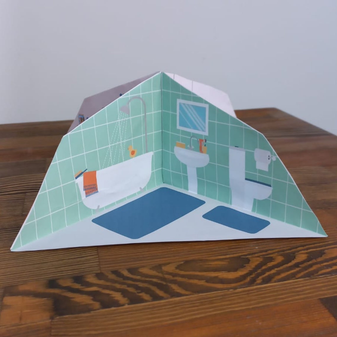 Printable Model Playhouse | Dollhouse | Paper House Activity ...