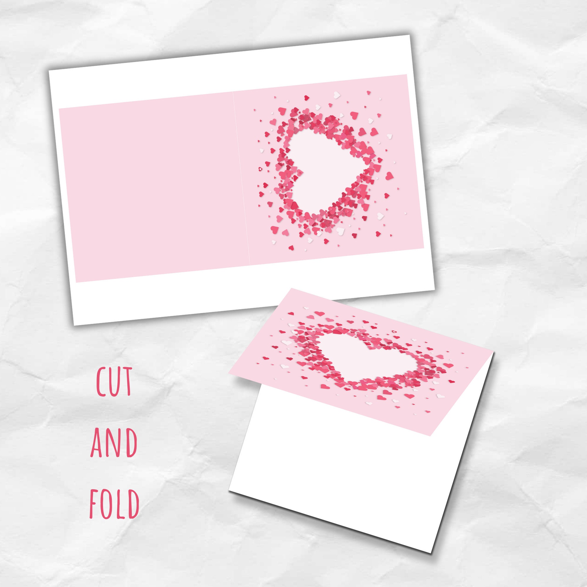 Heart Note Card | Love Gift Card | Mothers Day | Father's Day ...