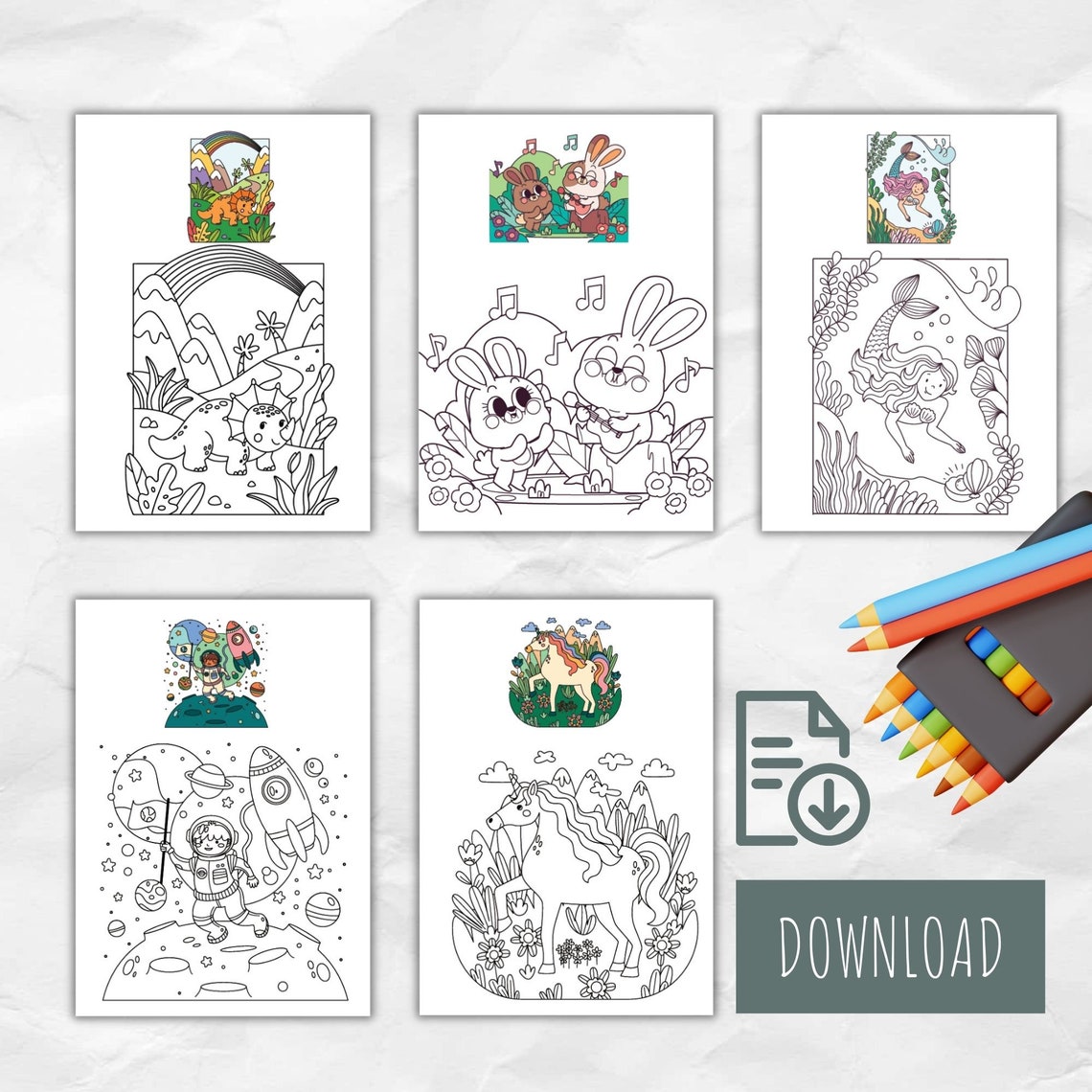 Printable Coloring Pages for Kids | Preschool Printables | Kindergarten ...
