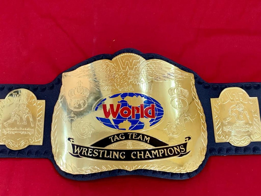 New World Tag Team Championship Title Adult World Tag Team Belt 2mm - Etsy