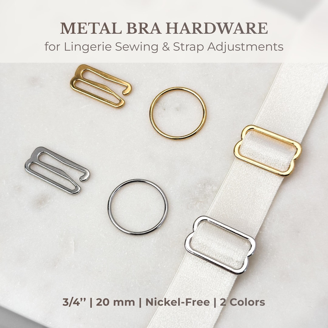 Large Bra Rings, Sliders & G-hooks, 3/4’’ (20 Mm) | Lingerie Hardware ...