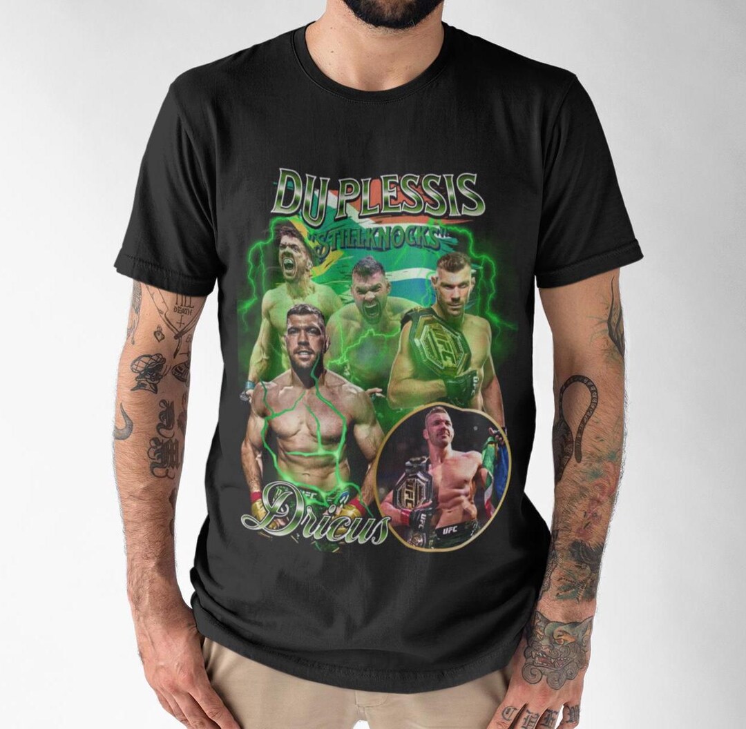 Dricus Du Plessis 90s UFC Shirt Graphic Style DDP T-shirt Kickboxing ...