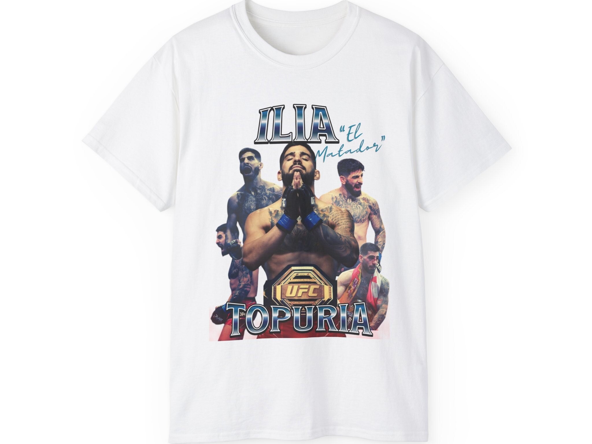 Ilia el Matador Topuria Vintage Style UFC Fighter T-shirt UFC Champion ...