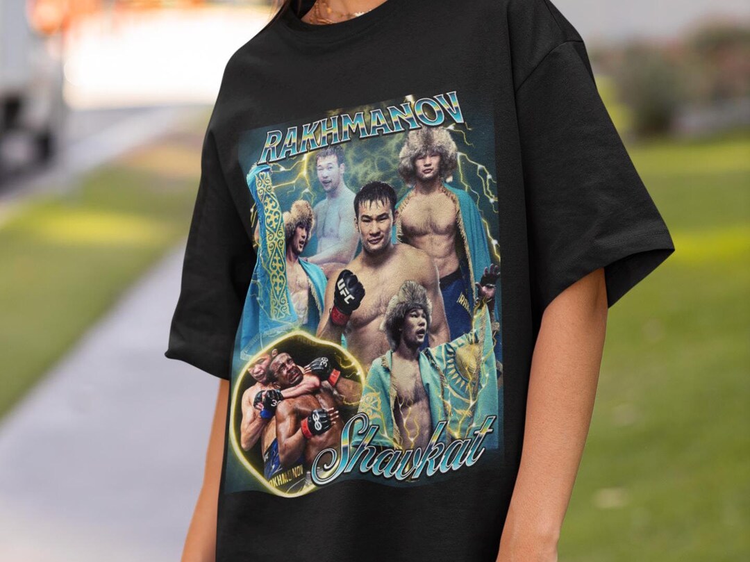 Shavkat Rakhmanov Retro 90s UFC Shirt Graphic Style T-shirt Kickboxing ...