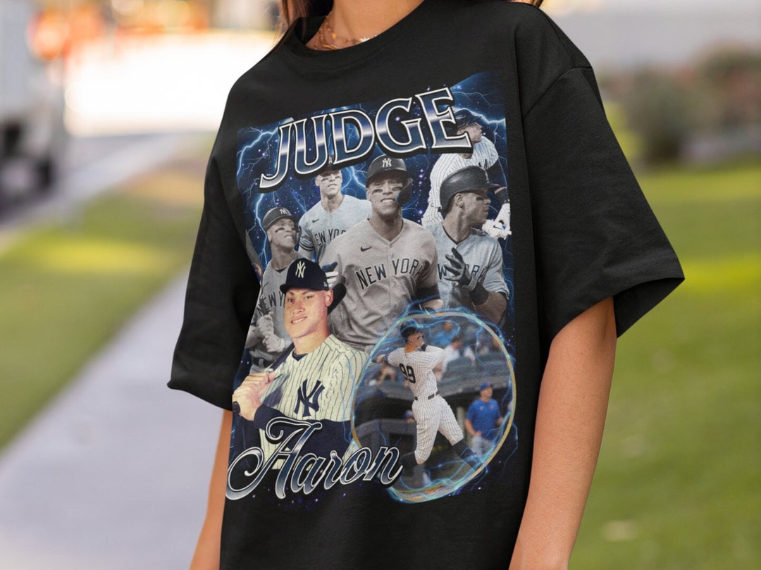 Aaron Judge Shirt NY Yankees MLB American Baseball Bootleg 90s Graphic ...