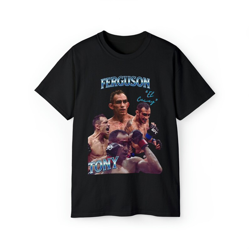Tony Ferguson Ufc Vintage Martial Art Tee UFC T-shirt UFC Clothing Jiu ...