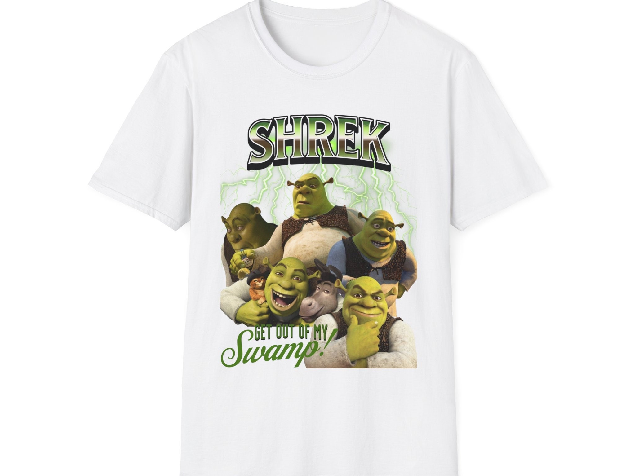 Shrek "get Out of My Swamp!" Shrek Face Meme Shirt Funny Girls Shirt ...
