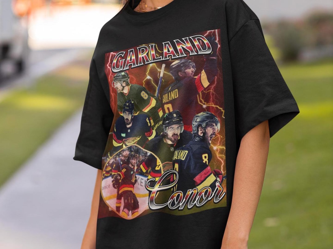 Conor Garland Vintage 90s Vancouver Canucks NHL Hockey Design Retro ...