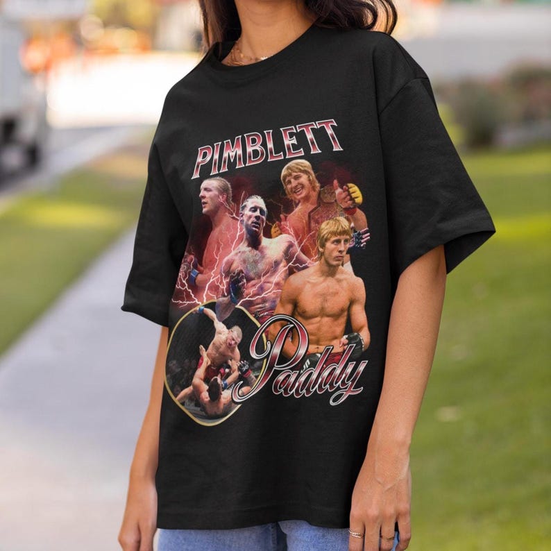 Paddy the Baddy Pimblett 90s UFC Shirt Graphic Style T-shirt Kickboxing ...