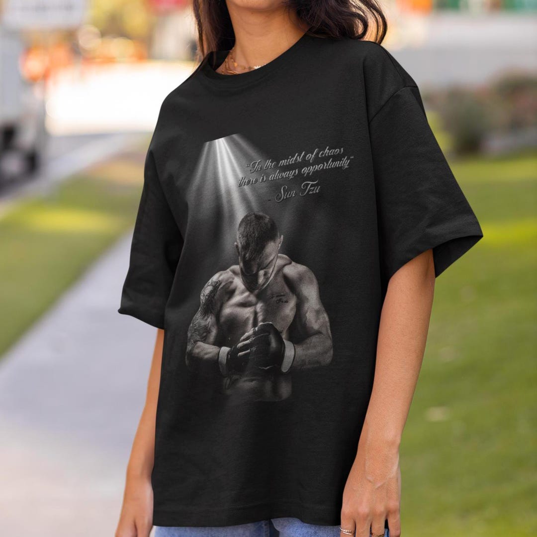 Art of War MMA Fighter Shirt Graphic Tee Kickboxing UFC MMA Fan Gift ...