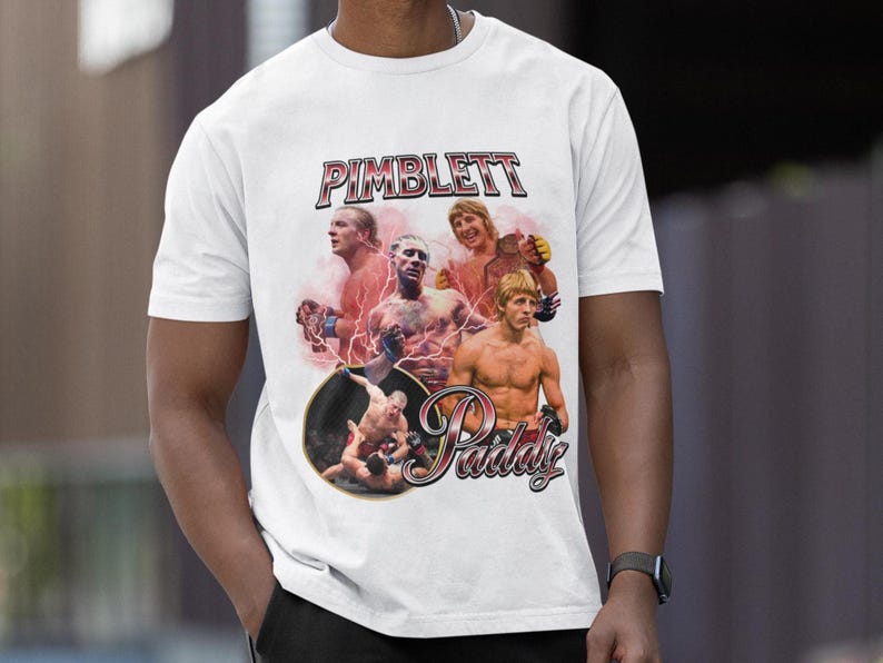 Paddy the Baddy Pimblett 90s UFC Shirt Graphic Style T-shirt Kickboxing ...