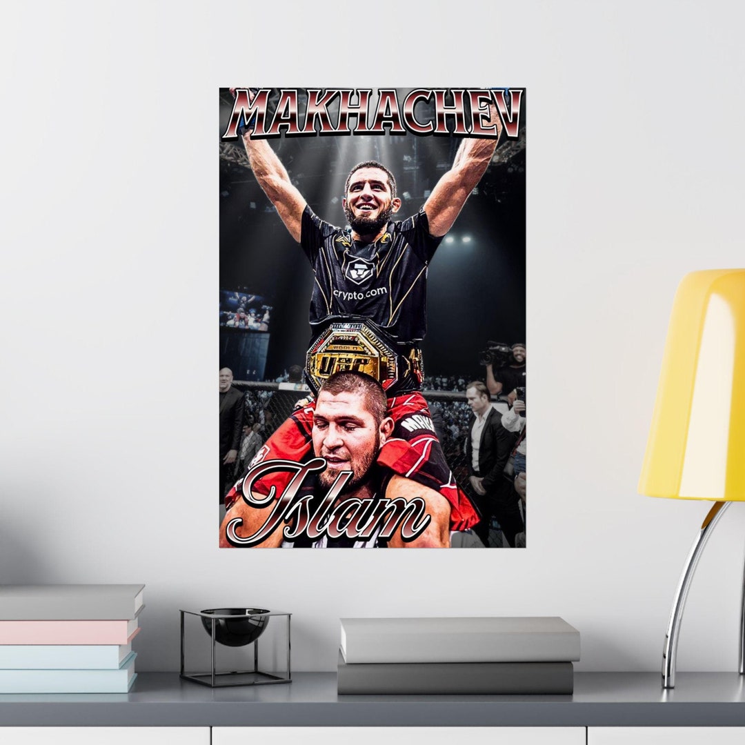 Islam Makhachev Poster Matte UFC Poster MMA Poster Fighter Motivation ...