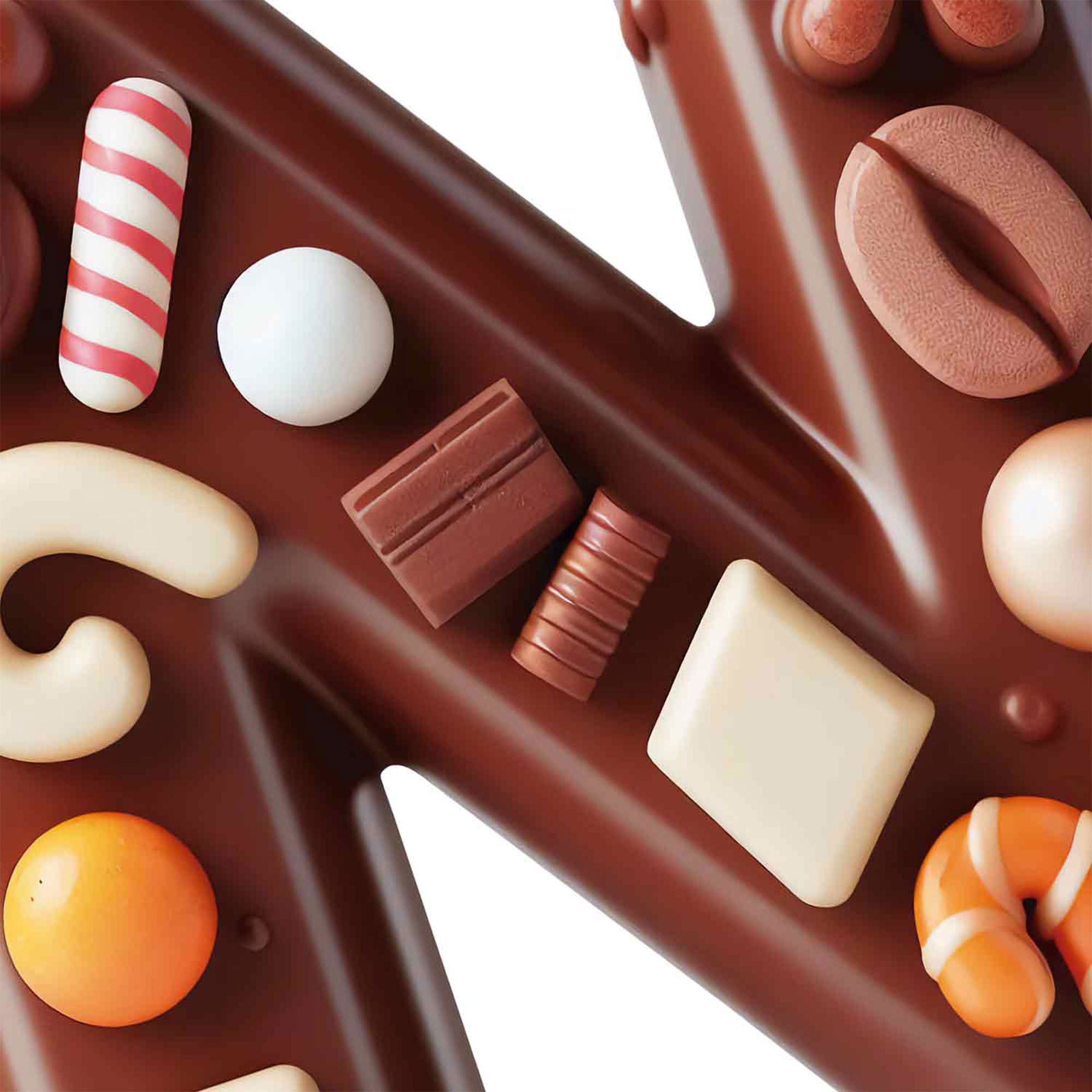 Chocolate Letters and Numbers PNG, Funny Font Bundle, Decorative ...