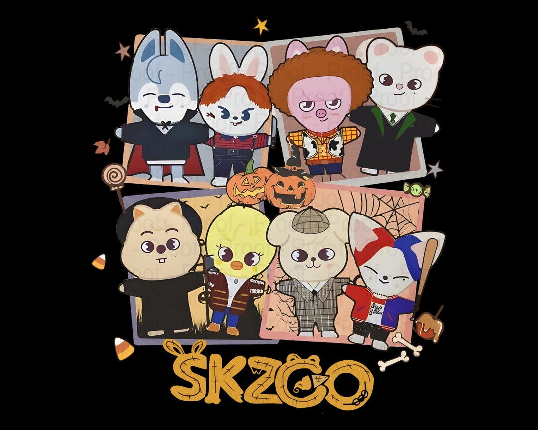 Skzoo Png, Stray Kids Png Ready to Print, Printable Design, Hiphop ...