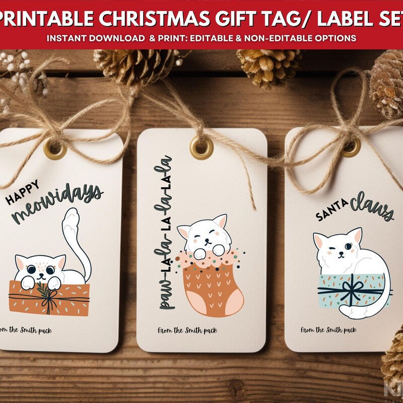 Cat Gift Tags - 60+ Gift Ideas for 2025