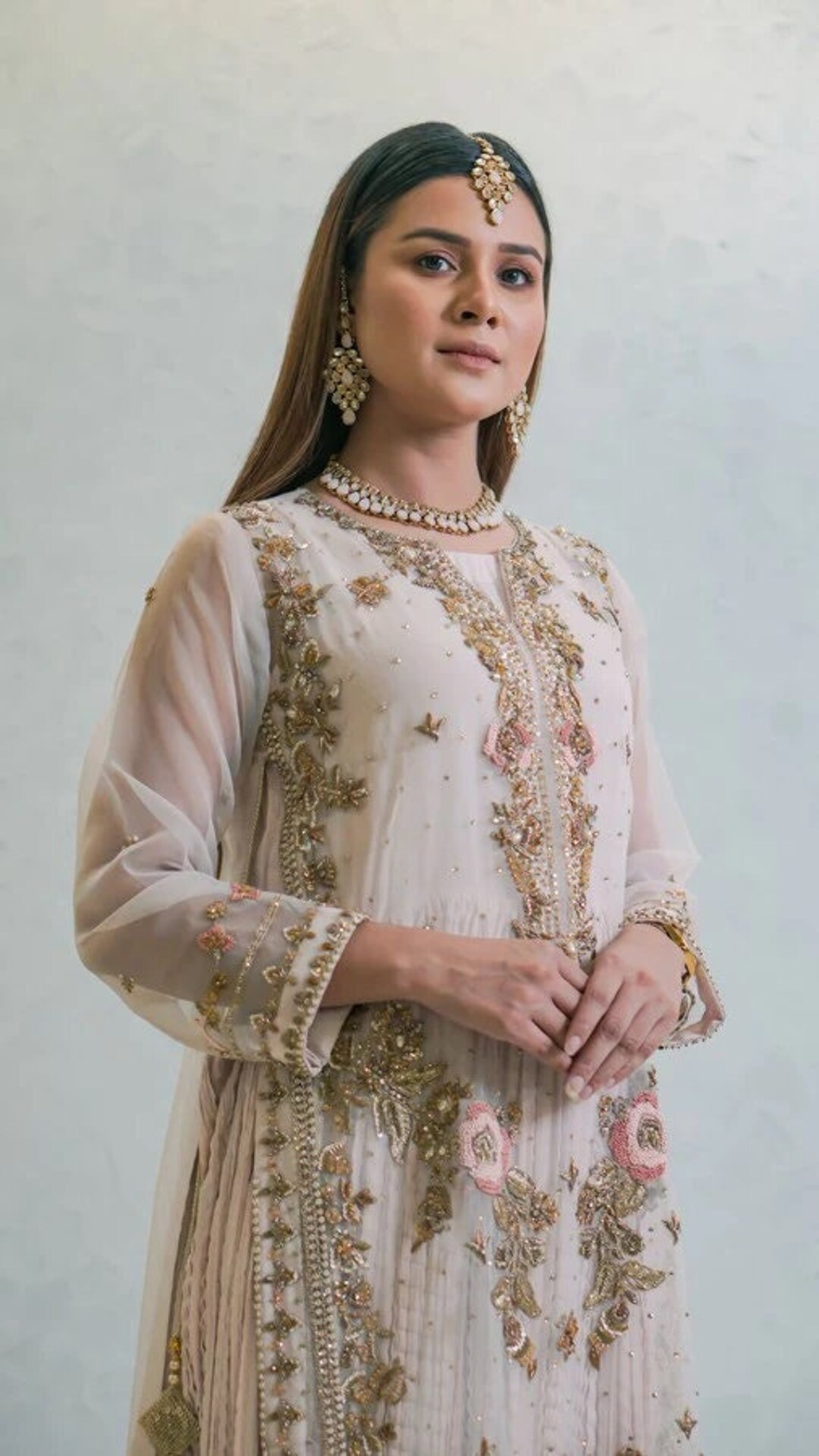 Pakistani Wedding Dress Eid Collection Indian Clothes Party Wear PINK ...
