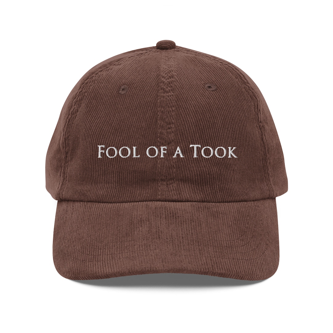 Fool of a Took - Embroidered Corduroy Cap - Etsy