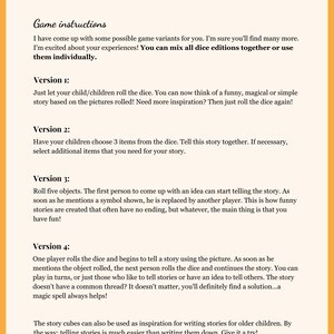 DIY Story Cubes, Real Photos, Instant Printable PDF, Montessori ...