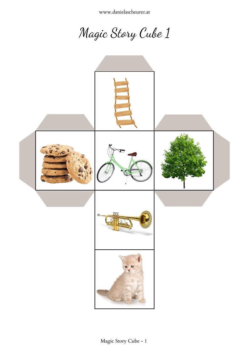 DIY Story Cubes, Real Photos, Instant Printable PDF, Montessori ...