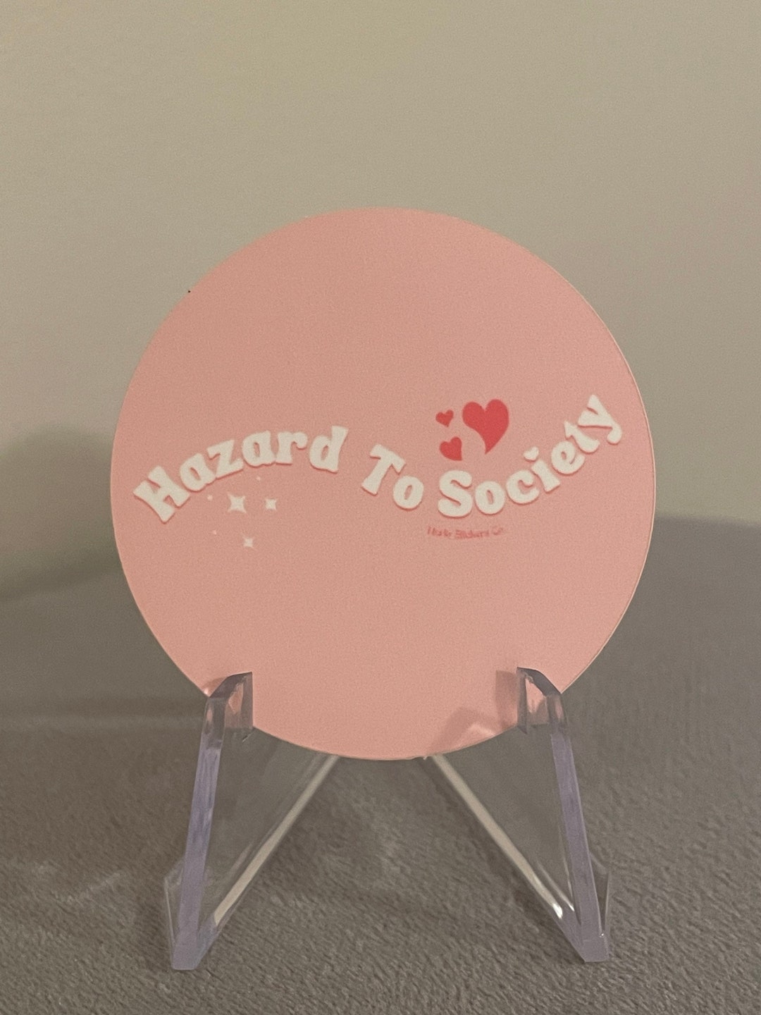 Hazard to Society Sticker Funny Sticker for Laptops or - Etsy
