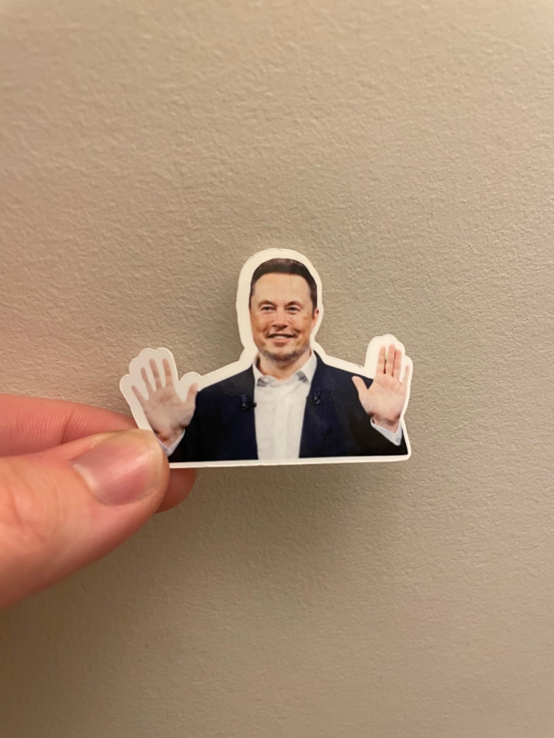 Mini Elon Musk Sticker - Etsy
