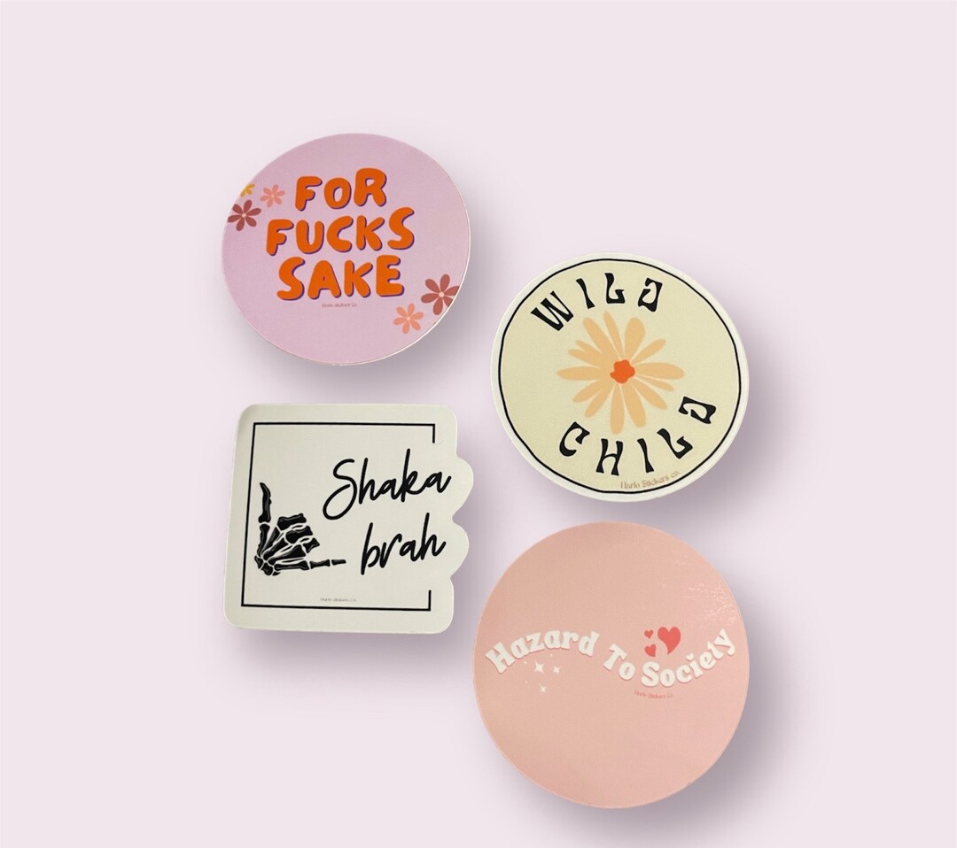 Surfer Girl Sticker Pack - Etsy