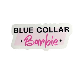 Blue Collar Bougee Hard Hat Sticker Decal Waterproof Gift for Husband ...