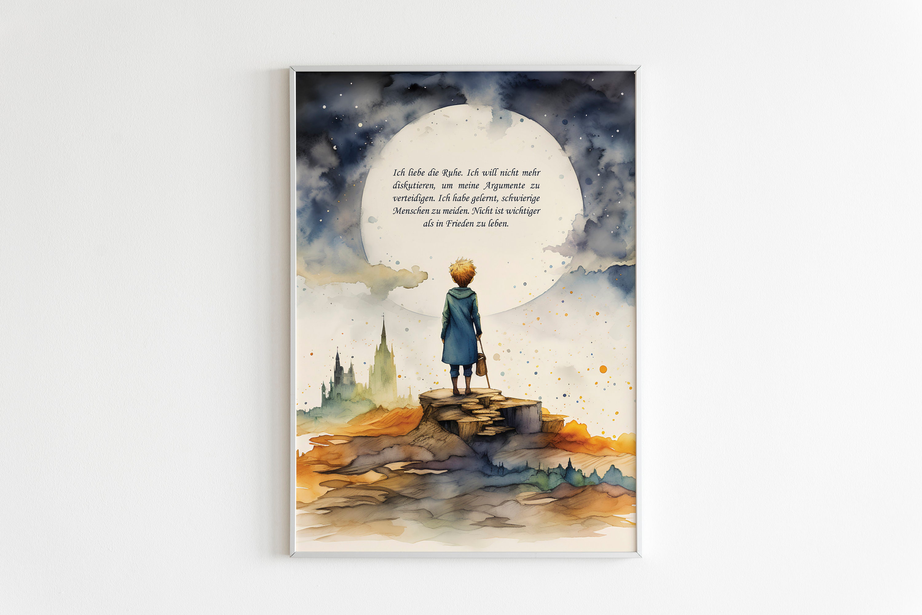 The Little Prince Poster, PNG File - Etsy