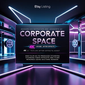 Corporate Space Adobe After Effects Asset - Etsy