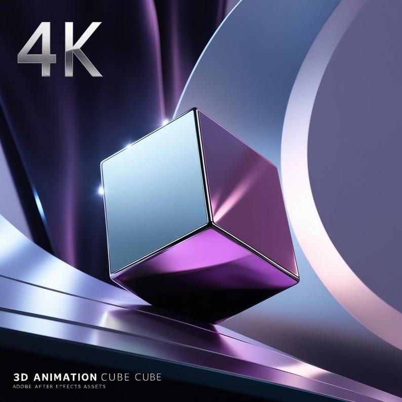 3D Cube Animation After Effects Asset - Etsy