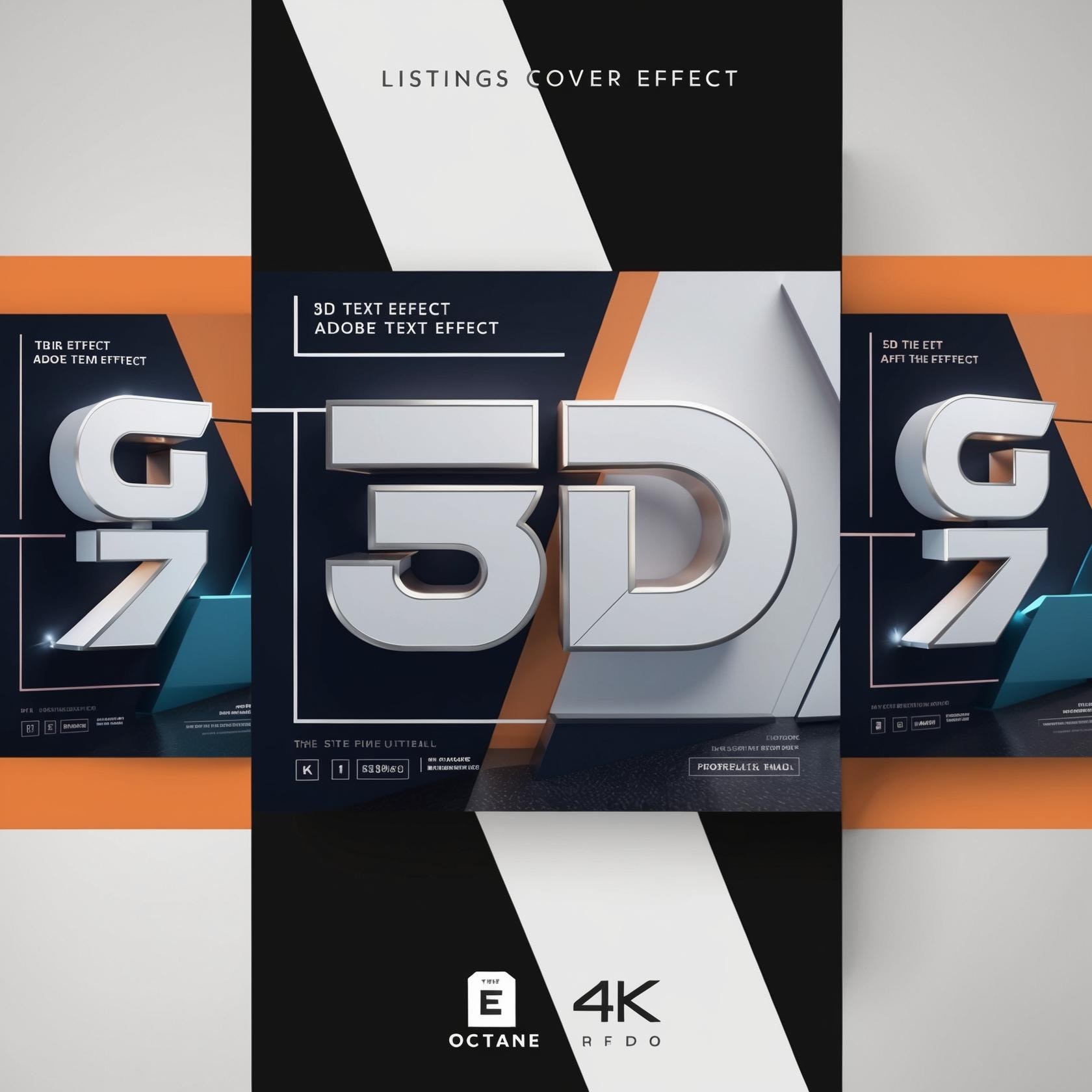 Adobe After Effects 3D Text Effect - Etsy